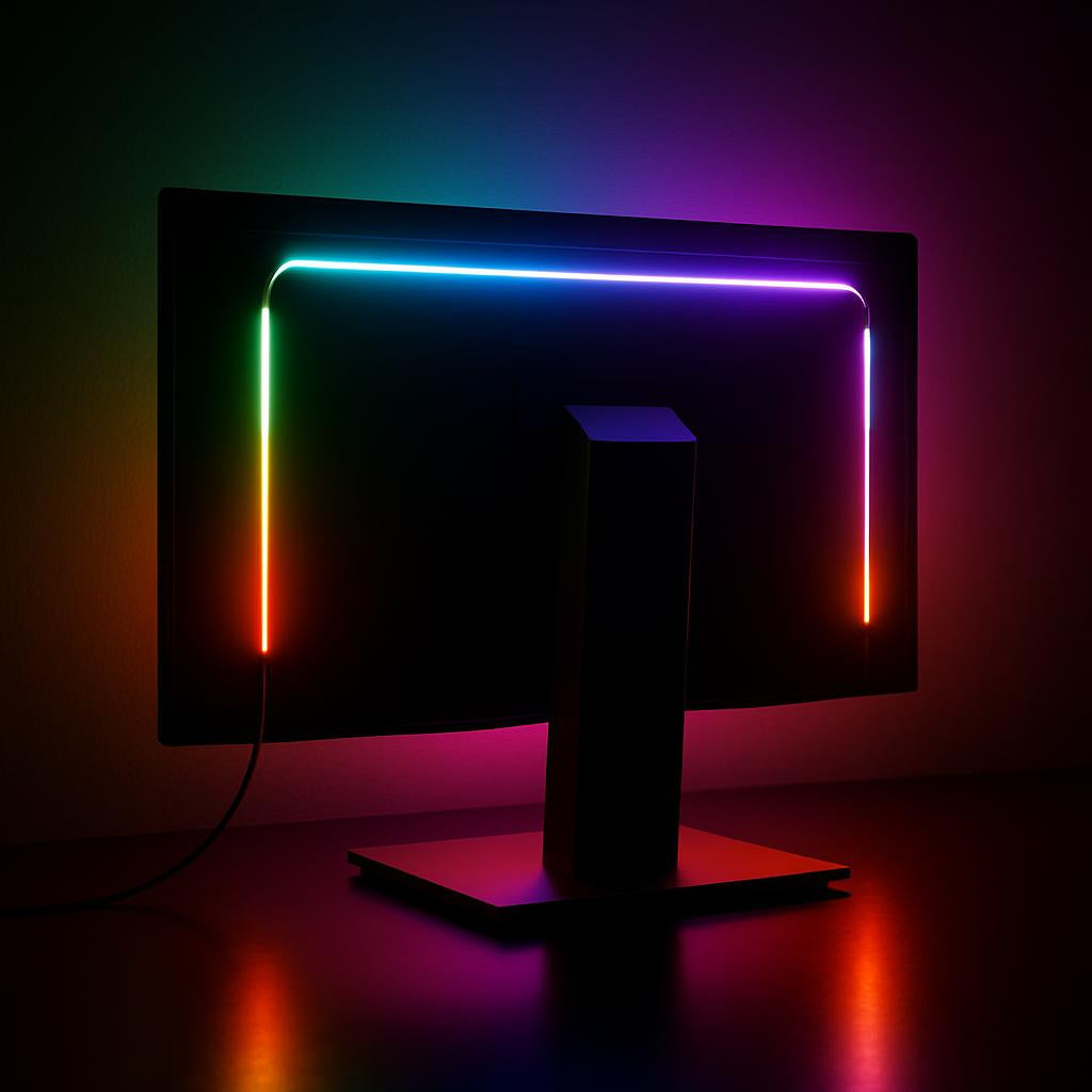Monitor Backlight RGBIC LED Strip – Ambient Lighting for Gaming Setups ...